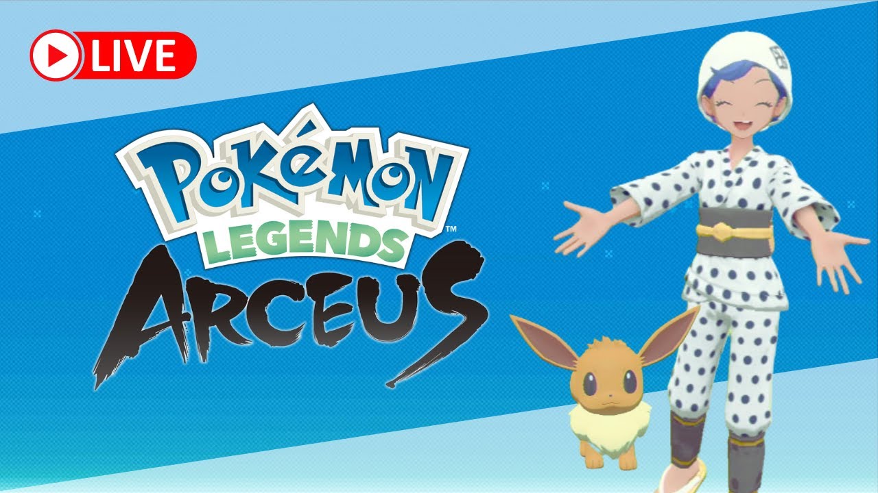 [LIVE] Pokémon Legends: Arceus #7 - YouTube