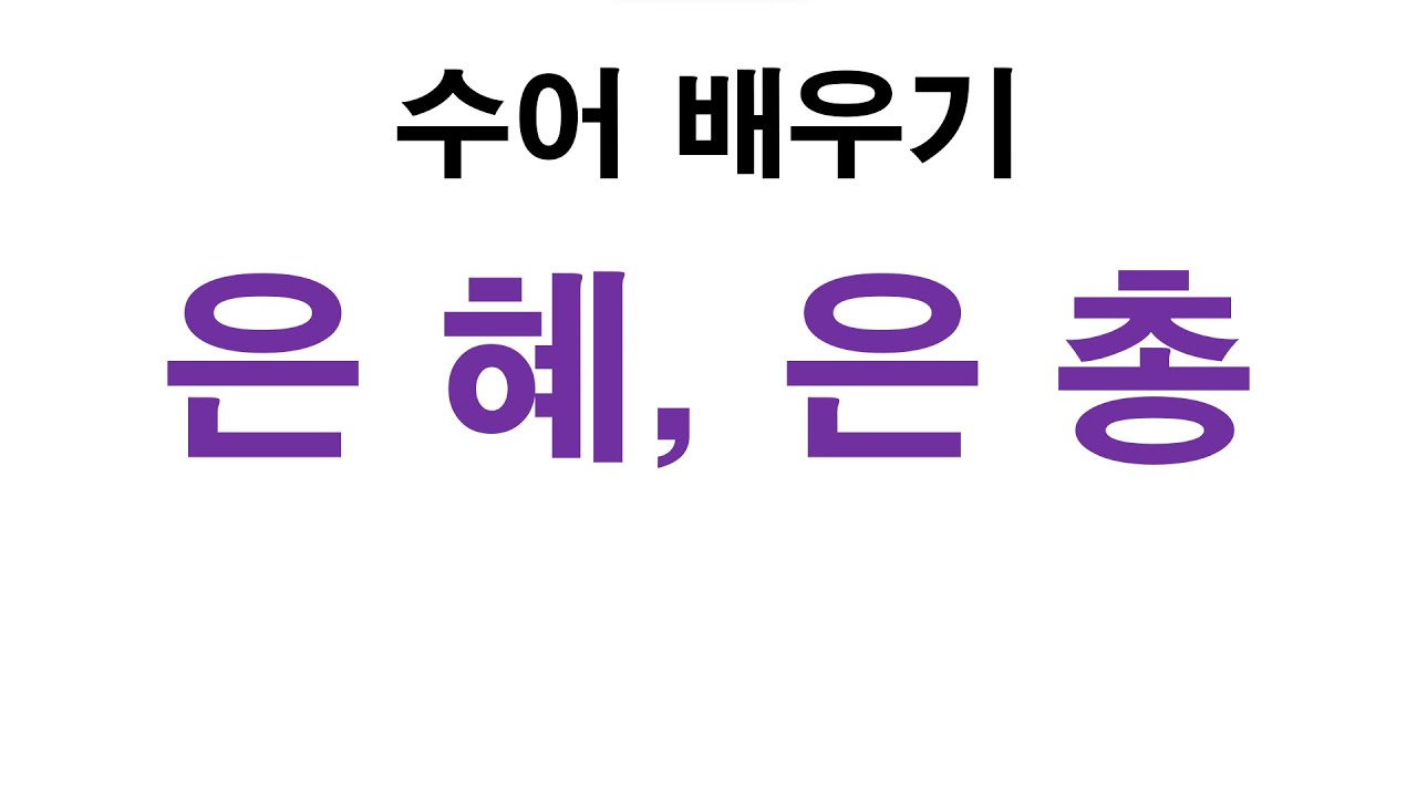 수화배우기 기초 은혜 은총 거울모드 수어사전 농인 수어 한국수어 수어학원 수어통역 수어교육 수화책 수화통역 수화교육 수어번역 수어공부 수어강의