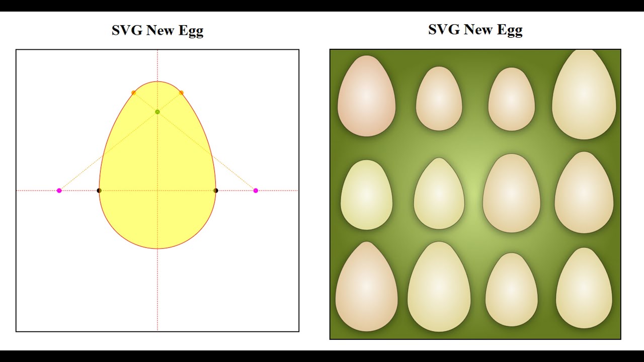 Using SVG to draw a Parametrized Egg Shape - YouTube