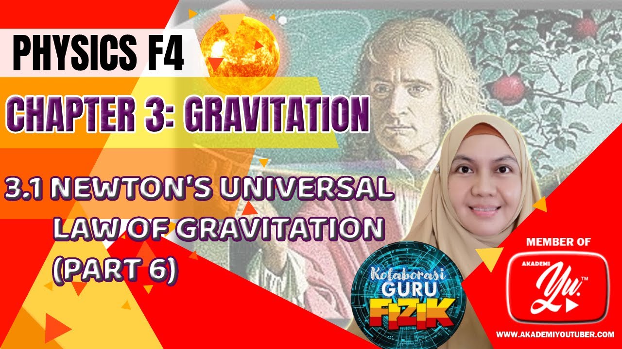 Physics F4 KSSM I 3.1 Newton's Universal Law of Gravitation Part 6 ...