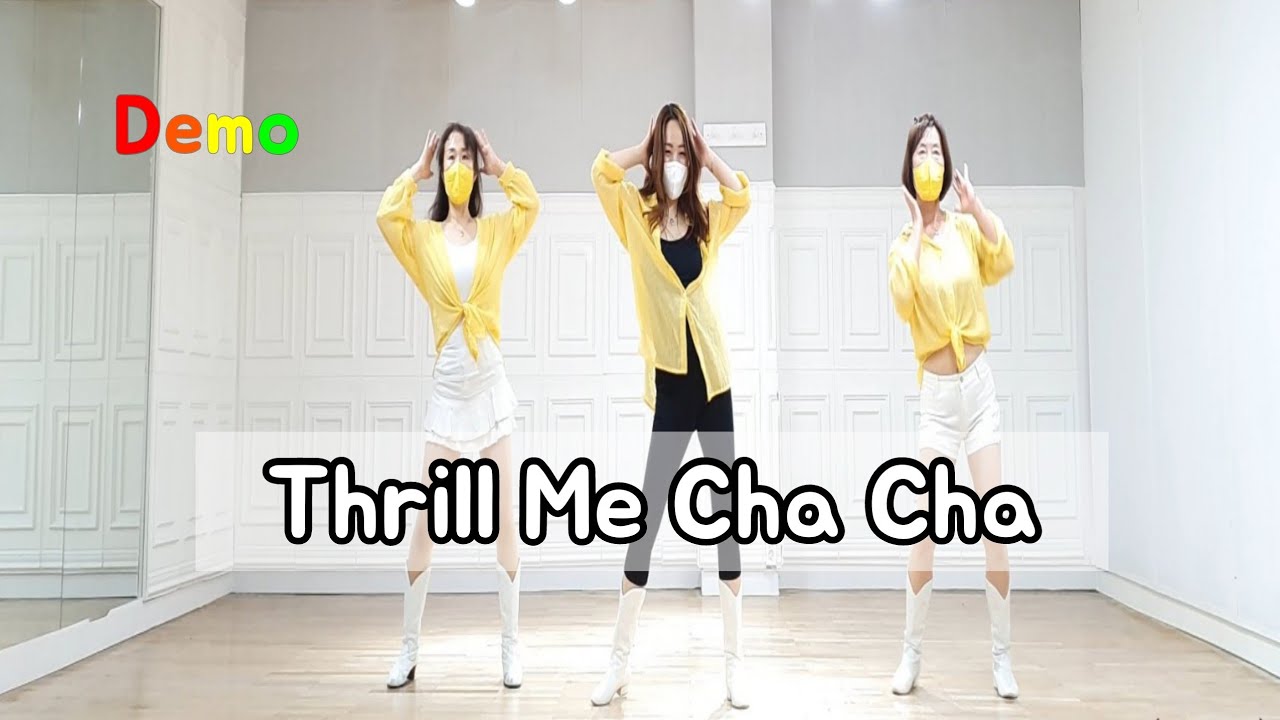 Thrill Me Cha Cha - Line Dance (Demo) - YouTube