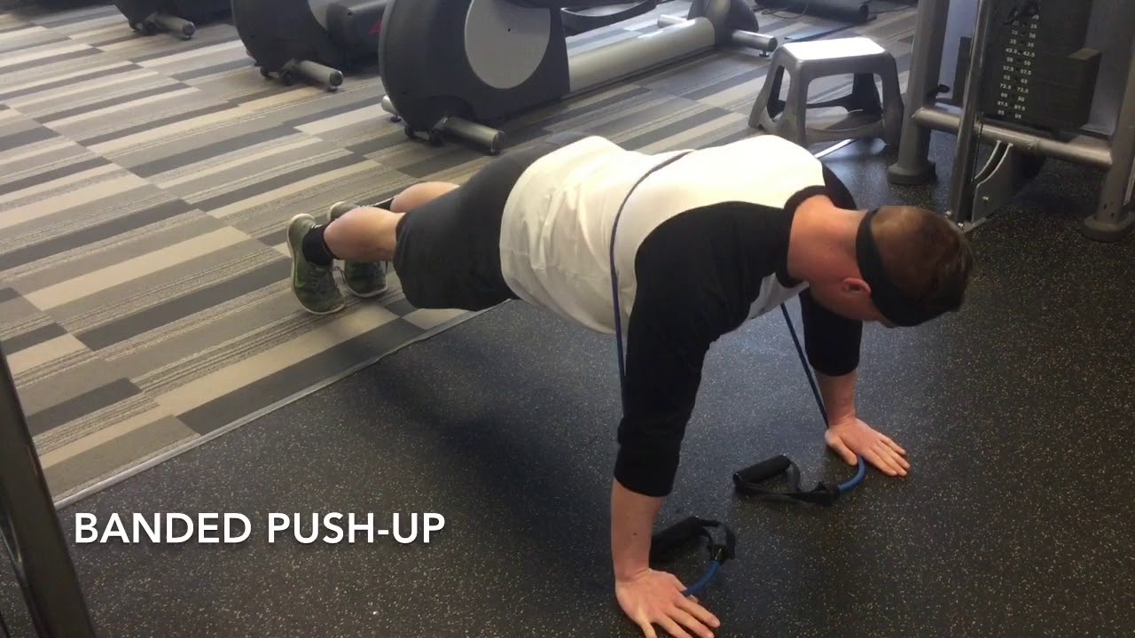 Banded Push-Up - YouTube