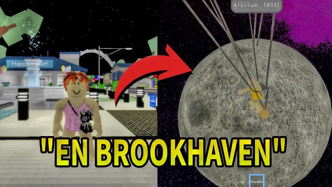 Tutorial De Como Ir al ESPACIO Y LA LUNA en BROOKHAVEN rp😱 - YouTube