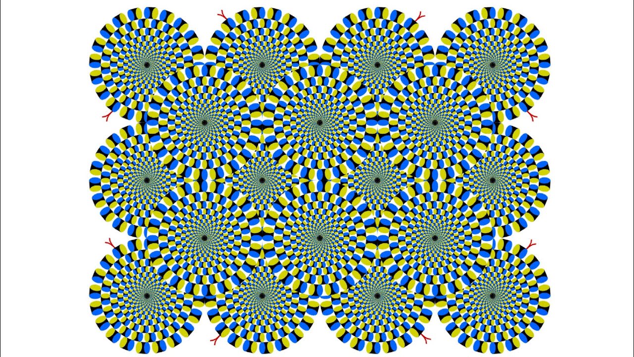 Stationary Animation Optical Illusions - YouTube