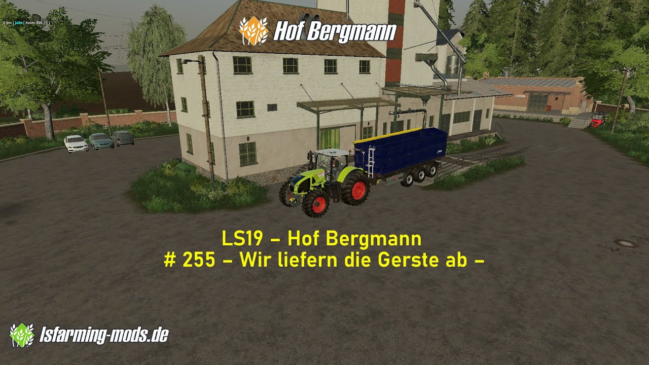 LS19 – Hof Bergmann # 255 – Wir liefern die Gerste ab – - YouTube