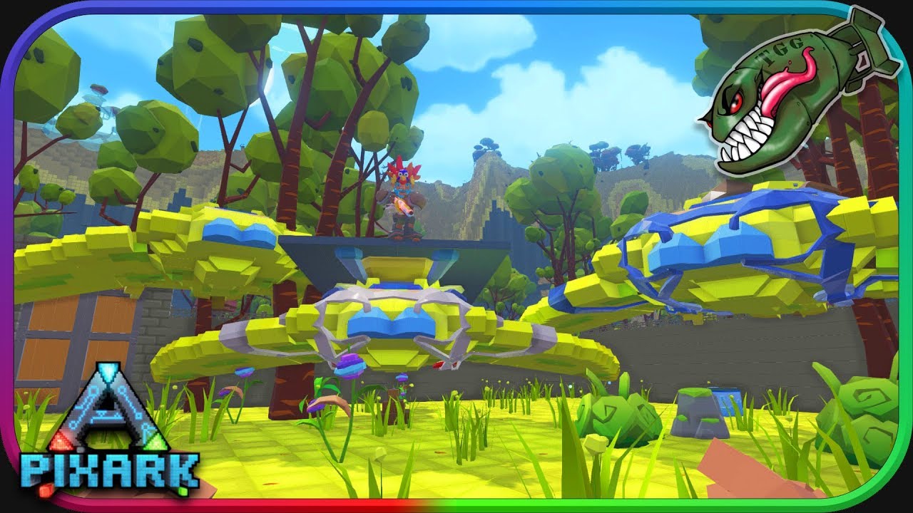 PixArk | Taming the Void Manta, Platform Saddle Taming Fun #19 (Pixark ...