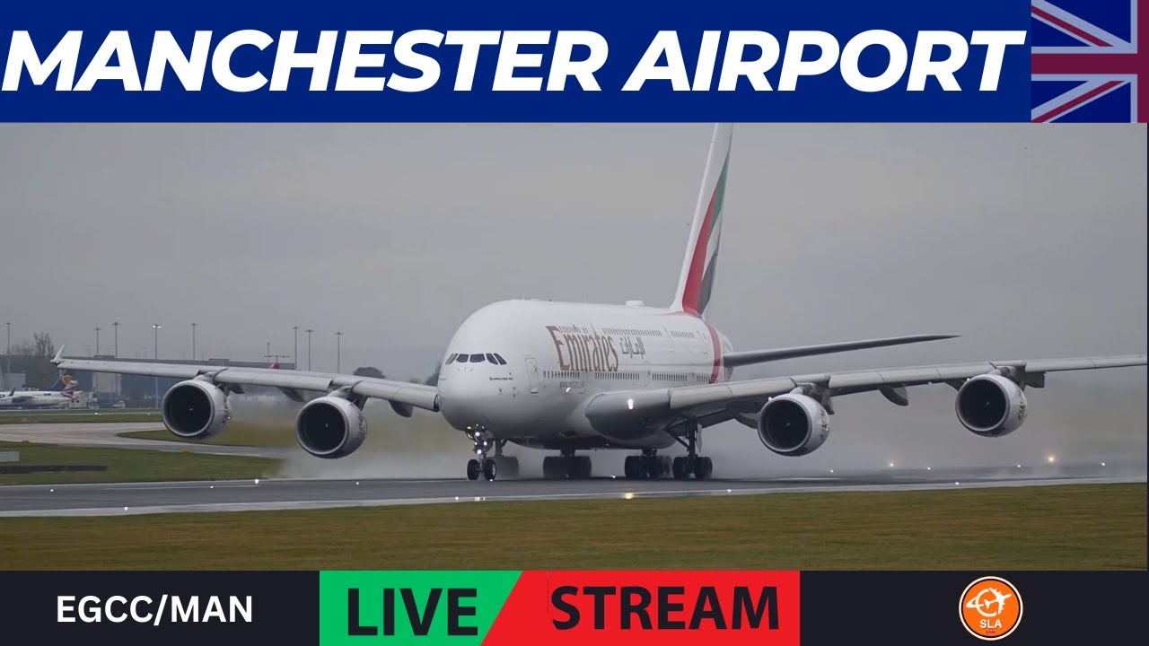 🔴 Thrilling, , close-up departures & arrivals | Manchester Airport LIVE ...