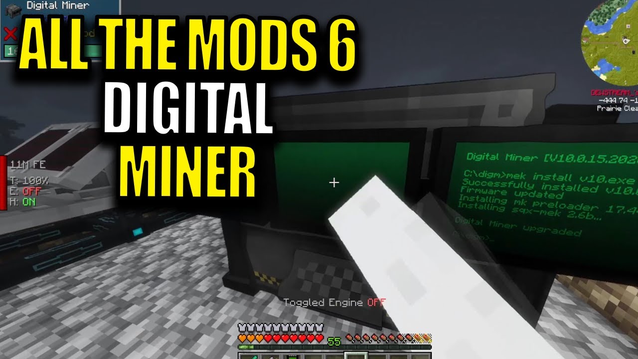 Ep39 Digital Miner - Minecraft All The Mods 6 Modpack - YouTube