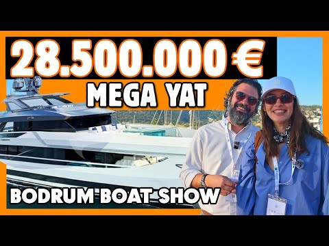 28.500.000€’luk Mega Yat'ı Gezdik! - Bodrum Boat Show 2025 🚤