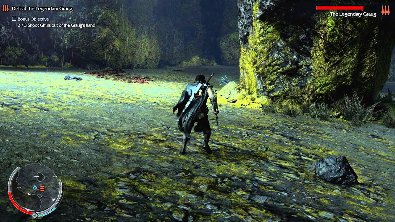 Middle-Earth: Shadow of Mordor - The Great White Graug Gameplay - YouTube