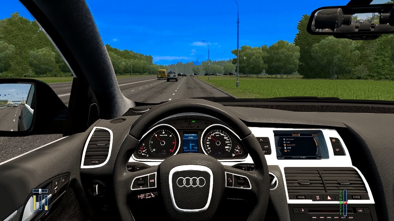 City Car Driving - Audi Q7 | Normal Driving - YouTube