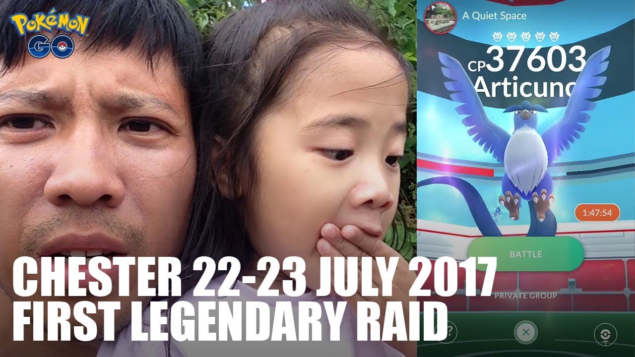 CHESTER OUR FIRST LEGENDARY RAID ARTICUNO POKÉMON GO - YouTube