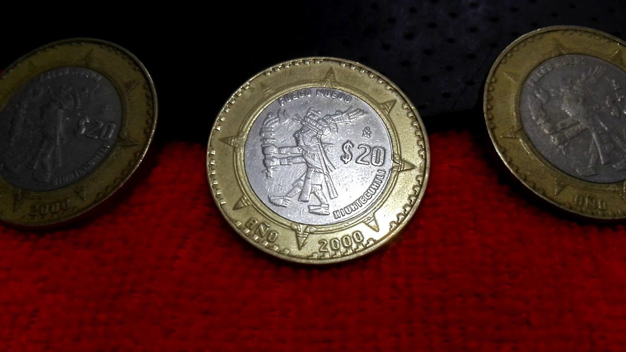 Moneda De 20 Pesos Año 2000, Fuego Nuevo - YouTube