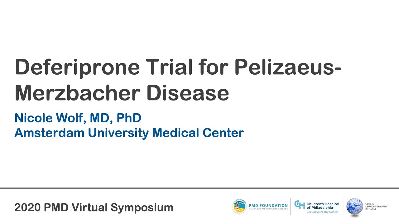 Deferiprone Trial for Pelizaeus-Merzbacher Disease - YouTube