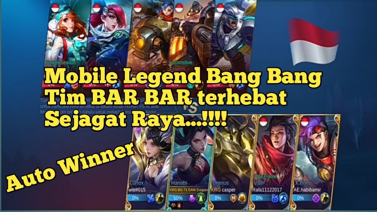 #MLBB #BARBAR Team Bar Bar yang gokil terbaru 2020 - YouTube