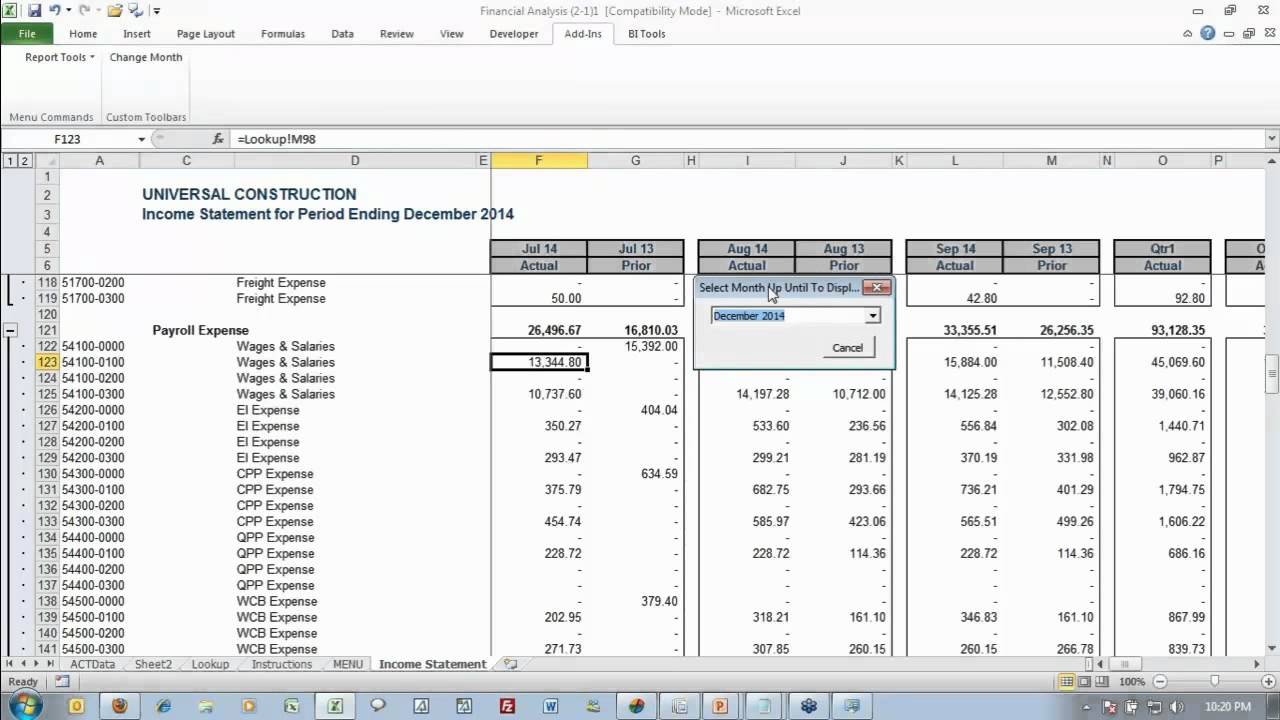 Sage Simply Accounting Intelligence - Tour of Functionality - Financial ...
