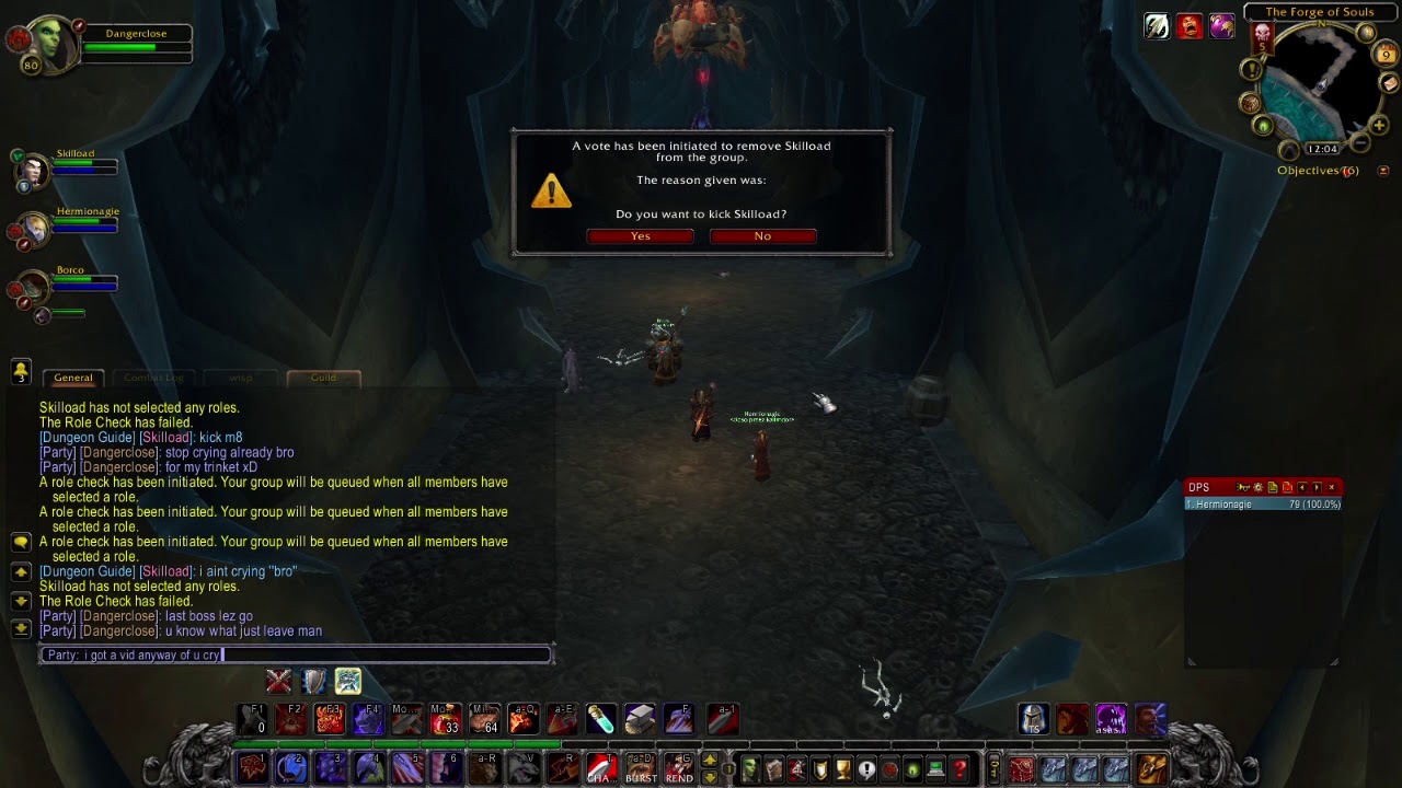 AFK IN RDF HC "Skilload" | Warmen (Wotlk) - Icecrown | 12/9/2018 - YouTube