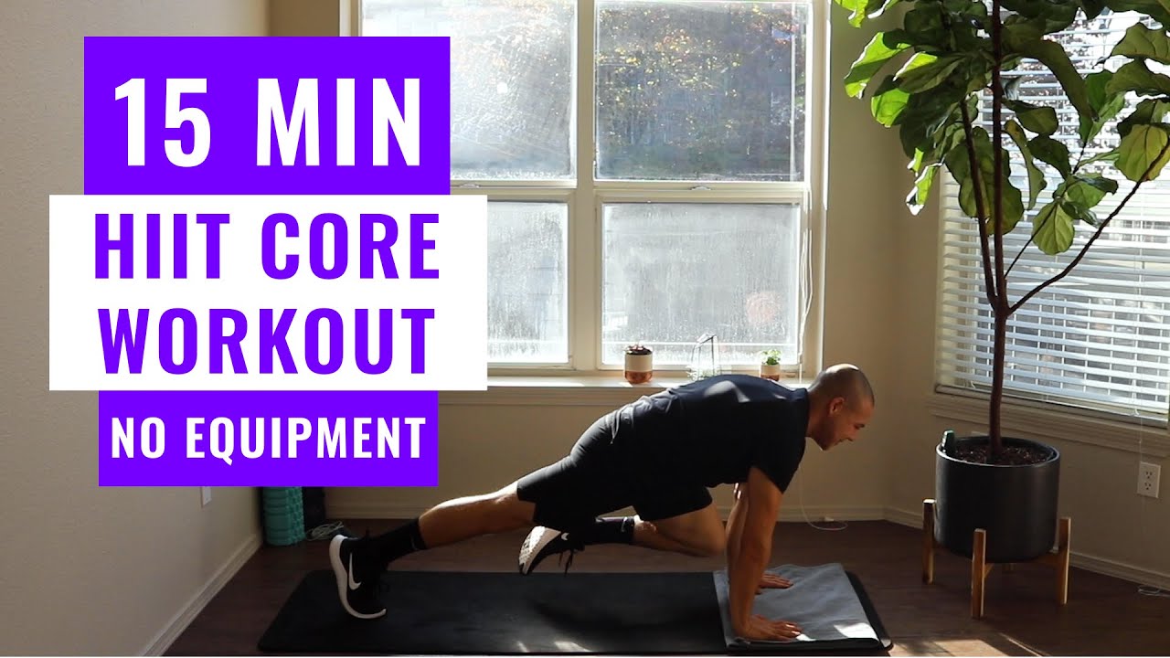 15 MINUTE HIIT CORE WORKOUT FOR BEGINNERS / AT HOME PHYSICAL EDUCATION ...