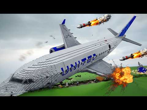 Realistic Airplane Crashes & Shootdowns 10 | Teardown