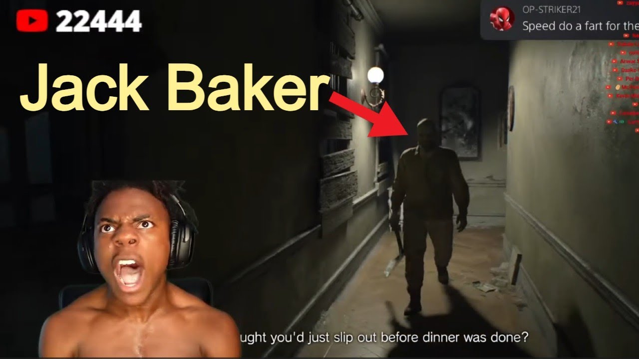 IShowSpeed plays Resident Evil 7 but its only Jack Baker - YouTube