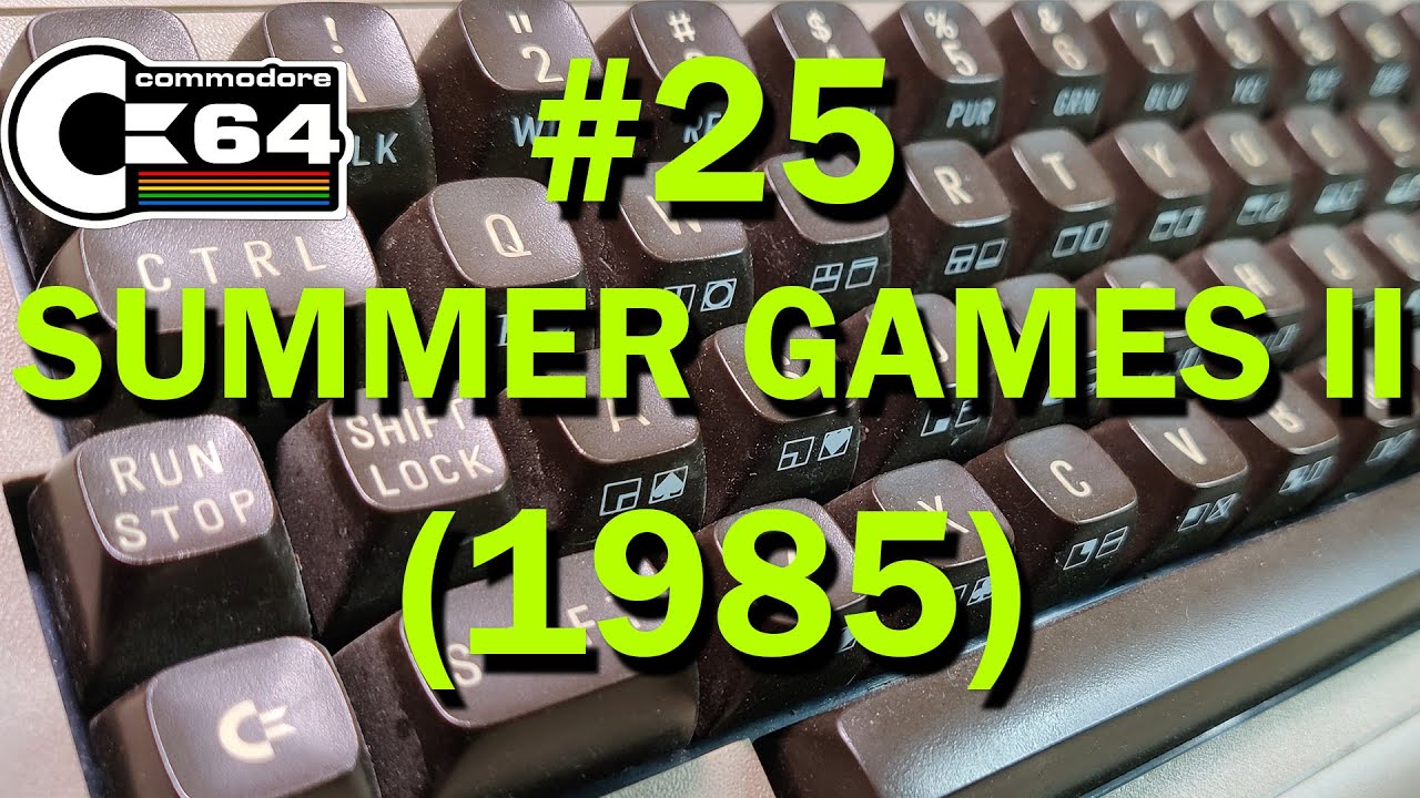#25 Summer Games II (1985) - Commodore 64 - 40 Years 40 Games - YouTube