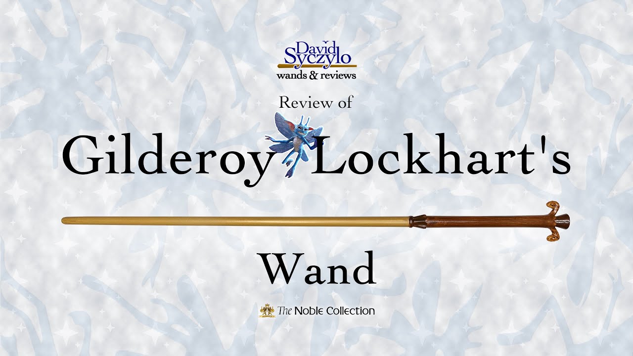 Gilderoy Lockhart Wand - The Noble Collection - YouTube