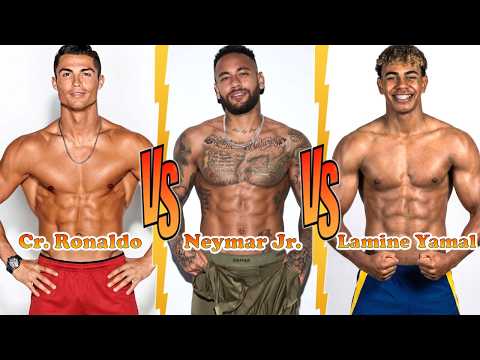 Cristiano Ronaldo VS Neymar Jr. VS Lamine Yamal Transformation ★ Who Is The Goat?