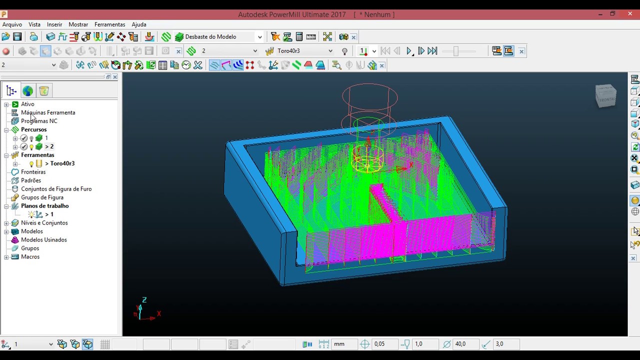 Tutorial PowerMill - Desbaste Vortex - YouTube