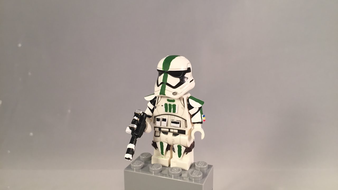 Lego Star Wars Custom First Order Captain Rapid - YouTube