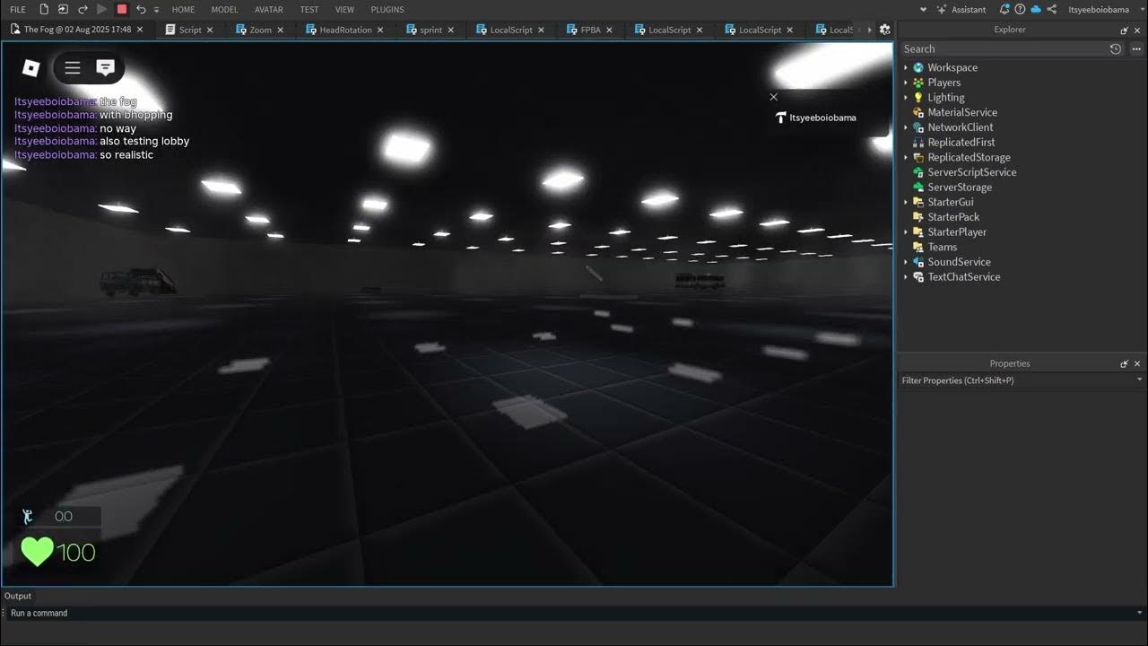 roblox studio the fog devlog 1 - YouTube