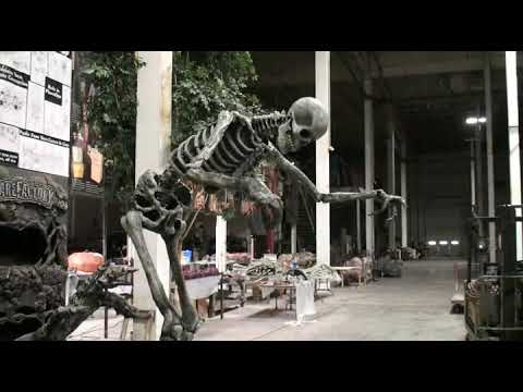 SKEL203 Lunging Super Skeleton - YouTube