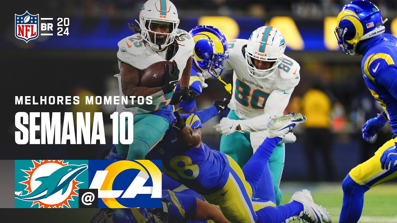 Miami Dolphins vs Los Angeles Rams | Melhores Momentos - NFL 2024 - YouTube