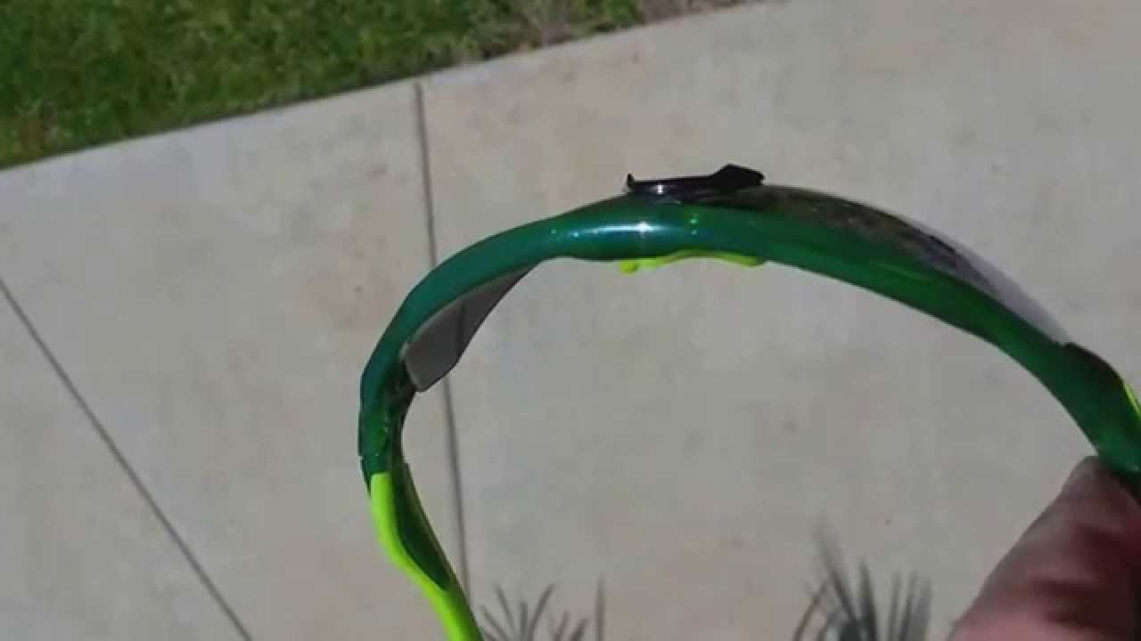 Oakley Crystal Emerald Radar Ev Custom - YouTube