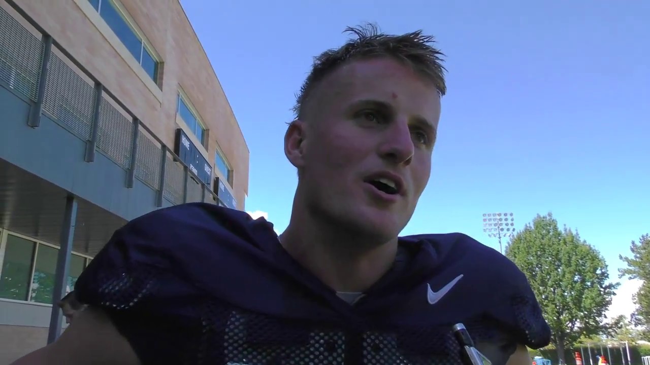 2017 BYU football: WR Beau Tanner talks Week 1 of the season - YouTube