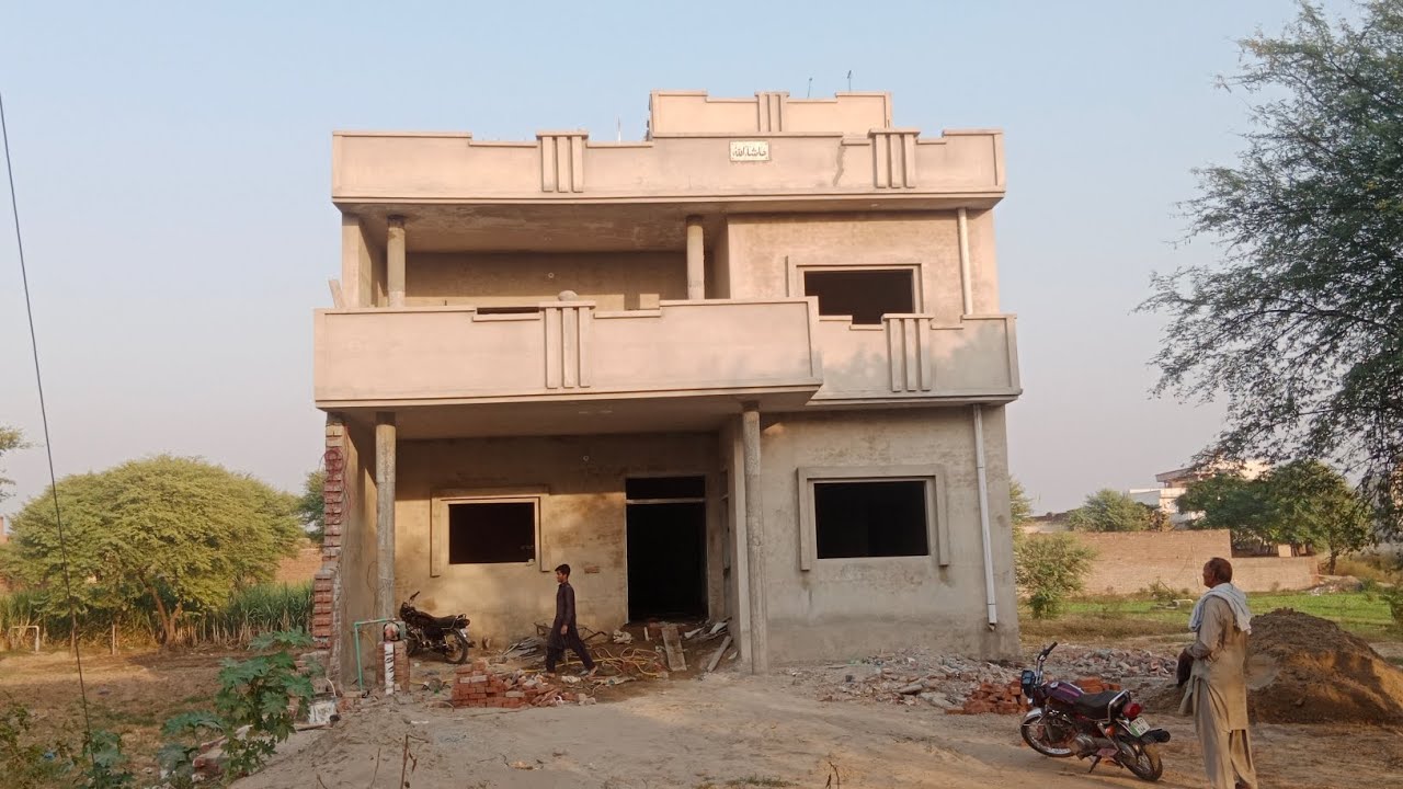 Under Construction Eight Marla Plot | Double floor | Best partition ...