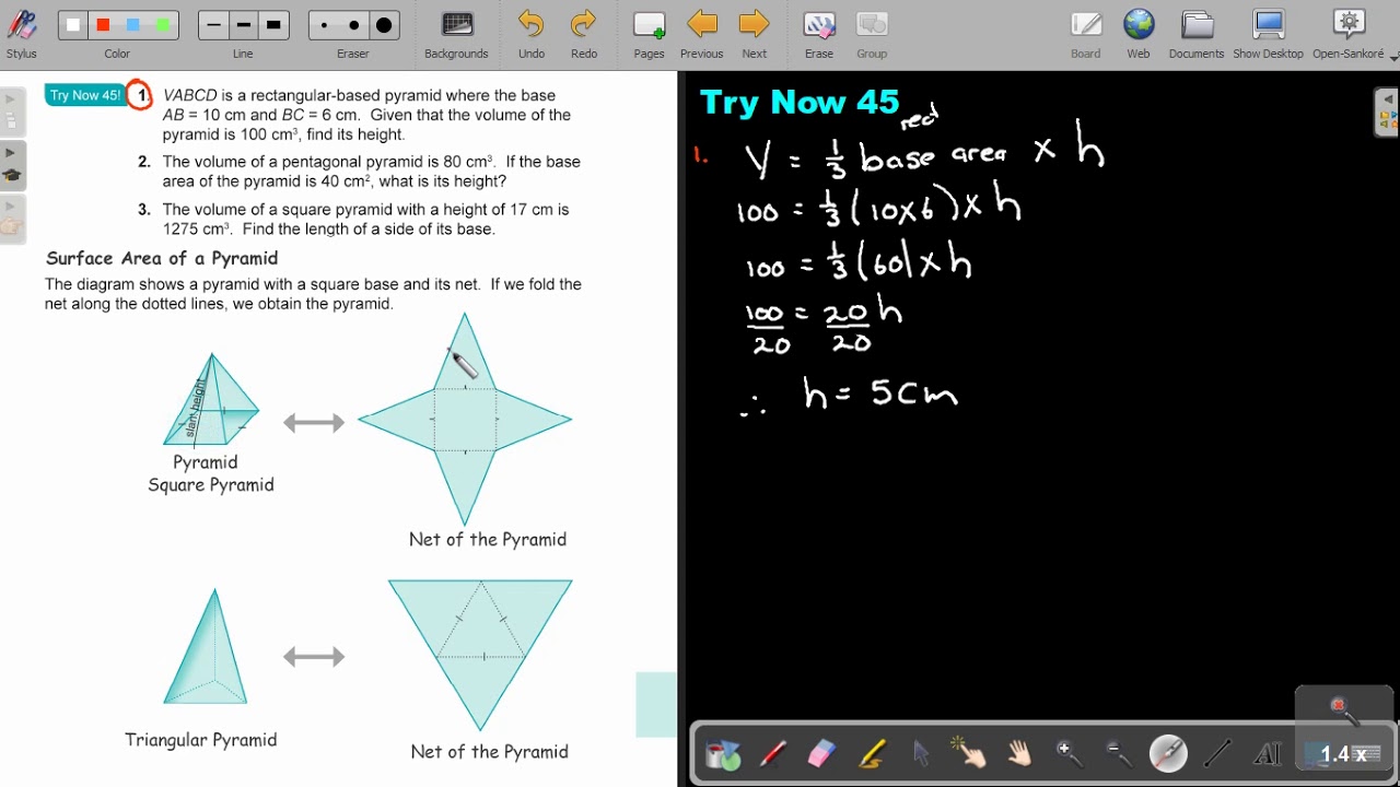 10 5 Volume and Surface Area of Solids with Non Uniform Cross Sections ...