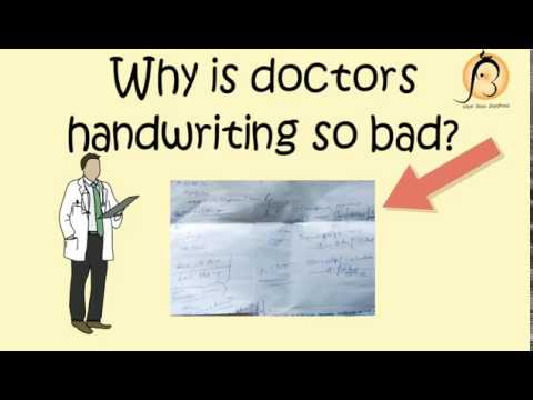 Why is Doctors handwriting so Bad ? | Guess? Check it out | Reason for ...