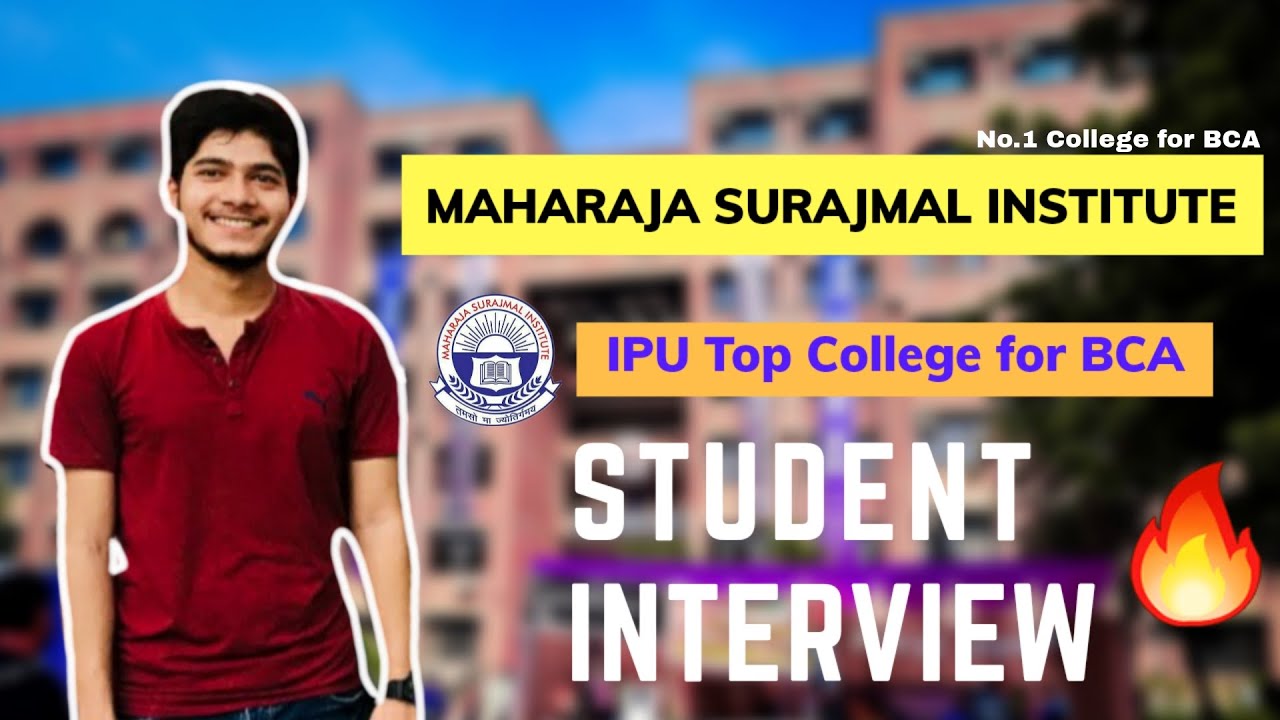 IPU Top College Student Interview 🔥 | Maharaja Surajmal Institute (MSI ...