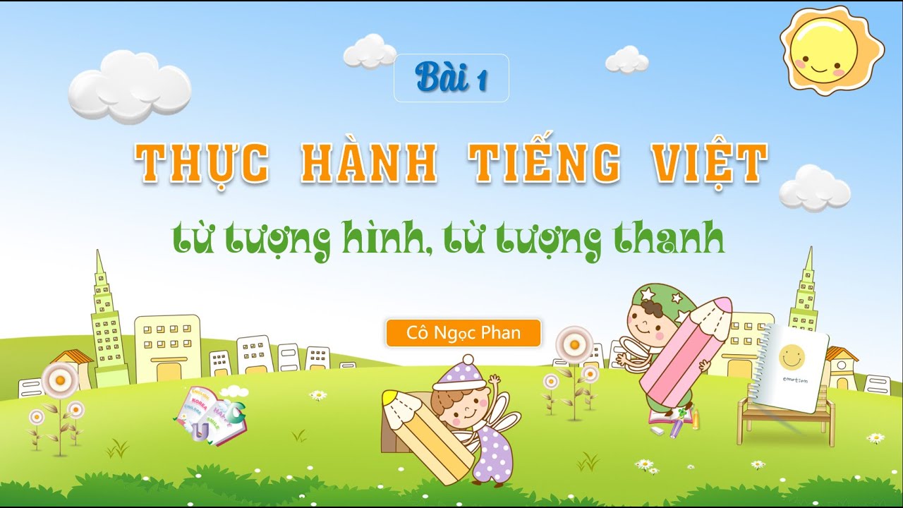 Bài 1. THTV Từ tượng hình, từ tượng thanh _ Ngữ văn 8 CTST - YouTube