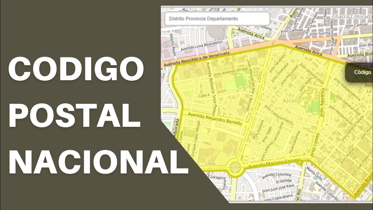 ¿Cómo SABER cuál es mi CÓDIGO POSTAL de 5 dígitos? - YouTube
