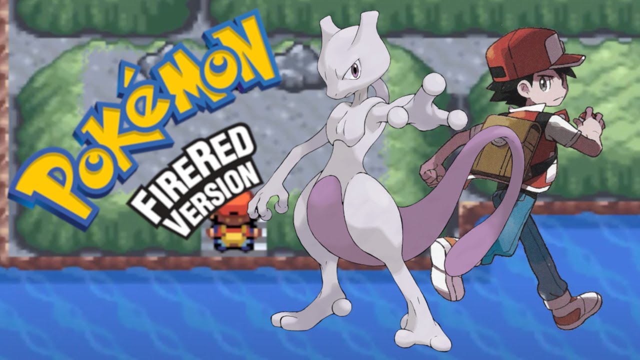 Where to find Mewtwo in Pokemon Fire Red - YouTube