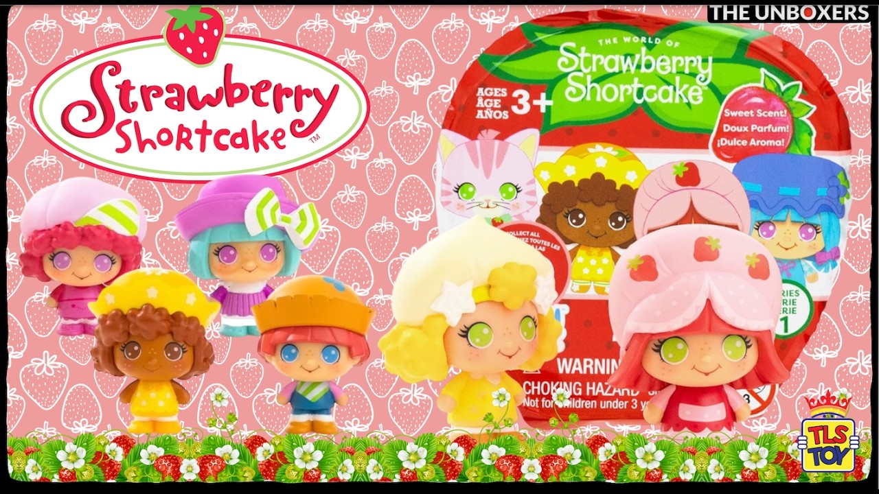 Strawberry Shortcake Cheebee Micro Figures by TLS Toys - YouTube