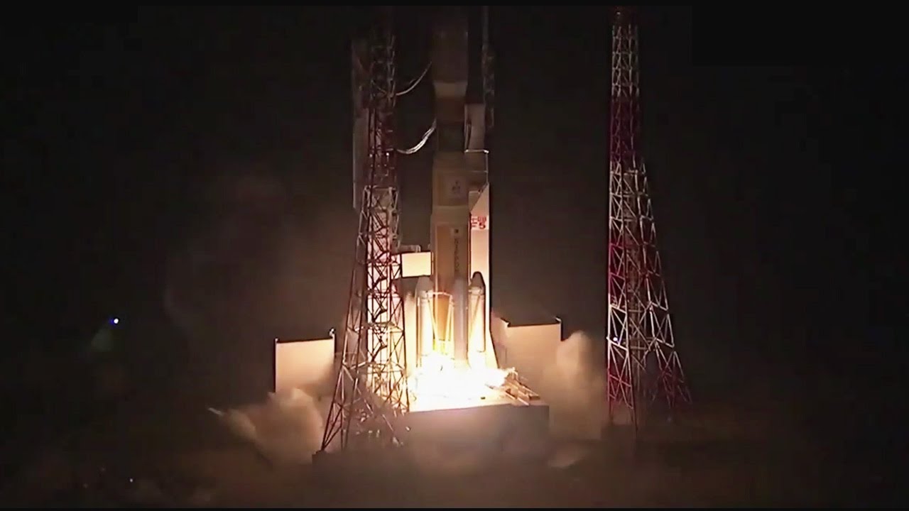 JAXA H-IIB rocket launched HTV-5 - YouTube