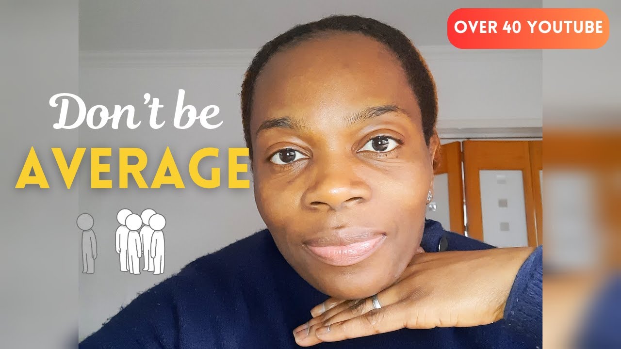 Treat yourself like anomaly (not the average) - YouTube