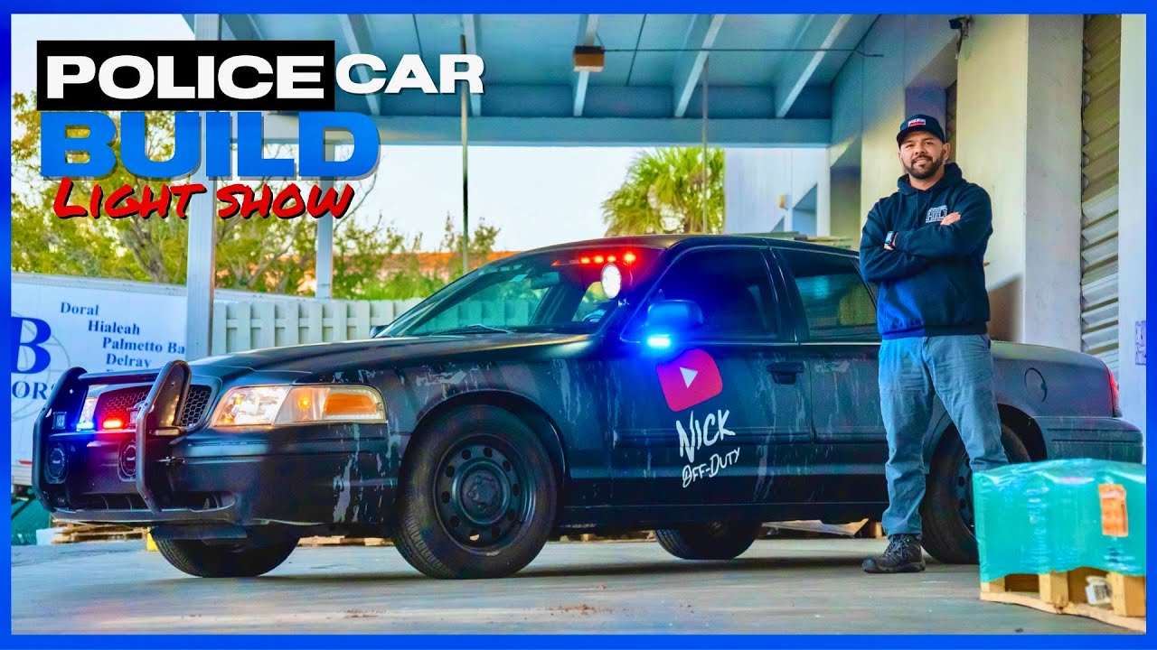 POLICE CAR BUILD : How to work my Police Lights and Sirens / Light Show ...