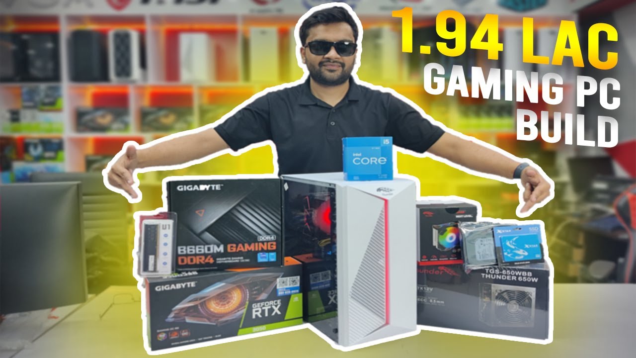 1.94 Lac Gaming PC Build | i5 12400F PC & RTX 3050 | Gaming PC Price in ...