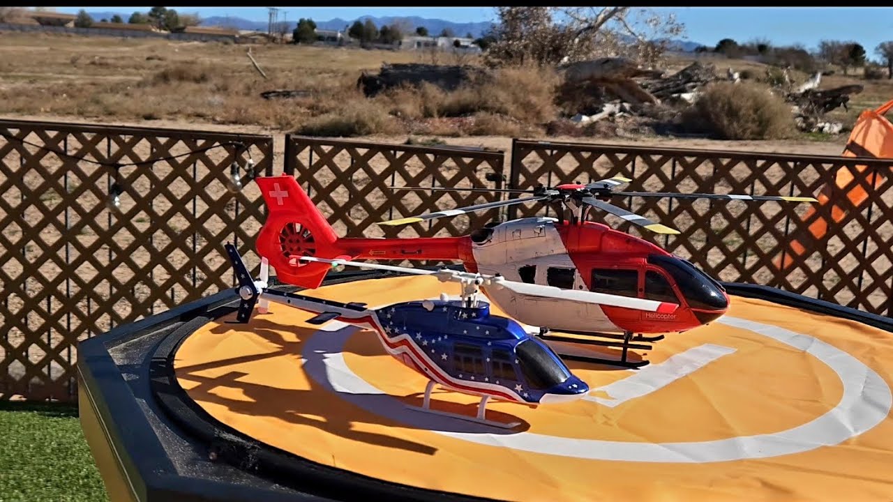 Rcera Airbus H145 and A60 mini Bell 206 - YouTube