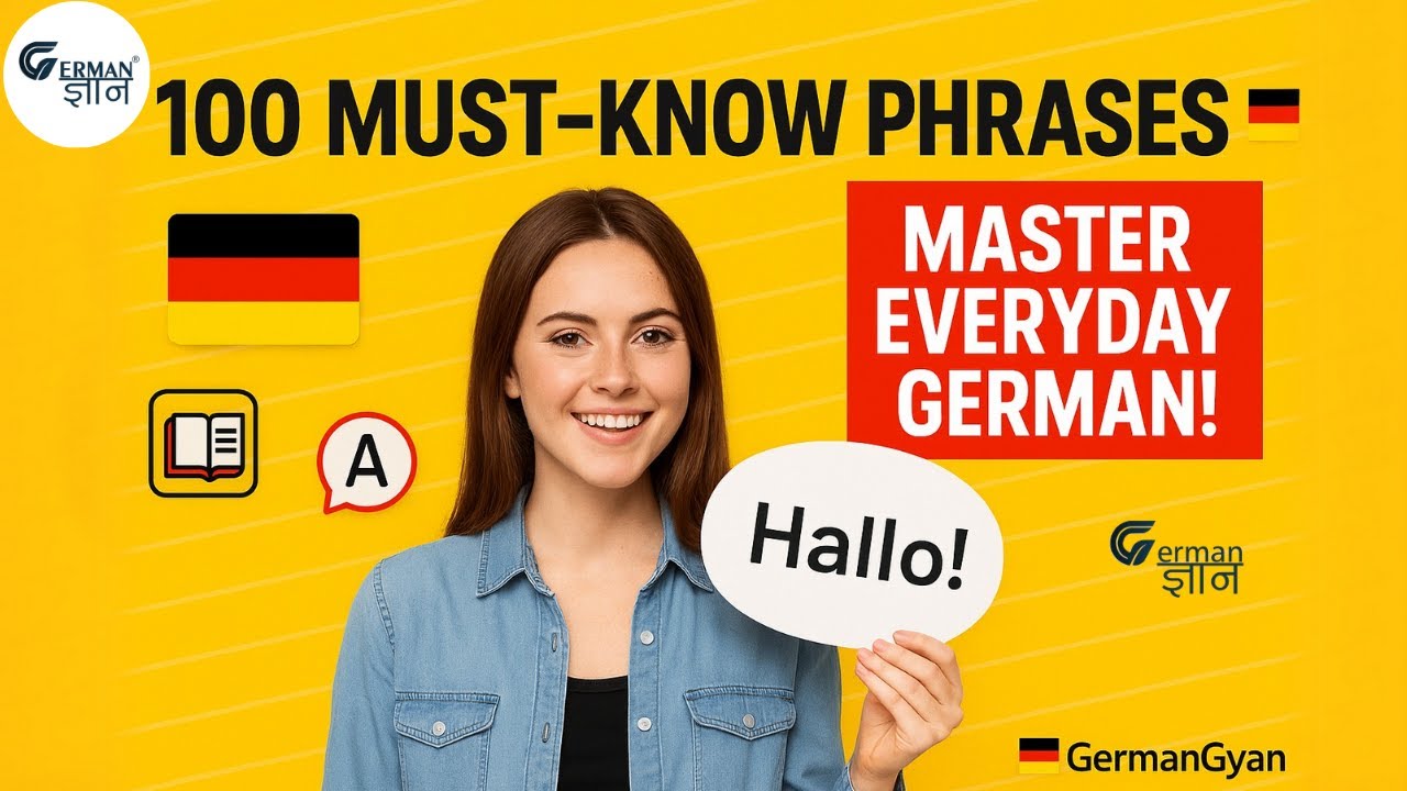 Master 100 Essential German Phrases for Beginners 🇩🇪 | Speak German ...