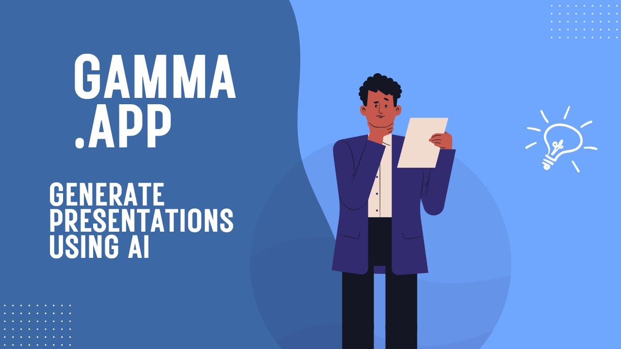 Create project presentations using Gamma.app - YouTube