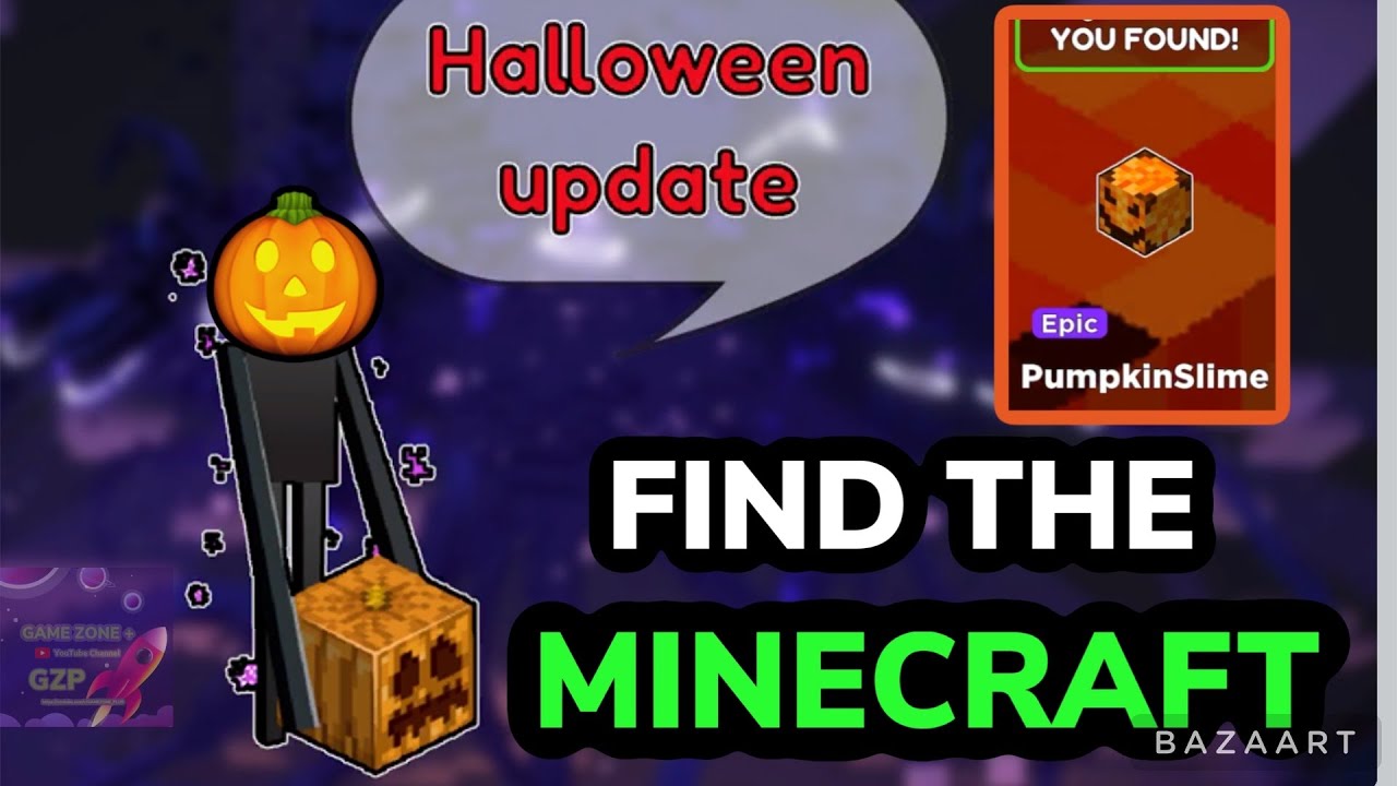 🎃 HALLOWEEN UPDATE. FIND the MINECRAFT MOBS, PUMPKIN SLIME LOCATION. # ...